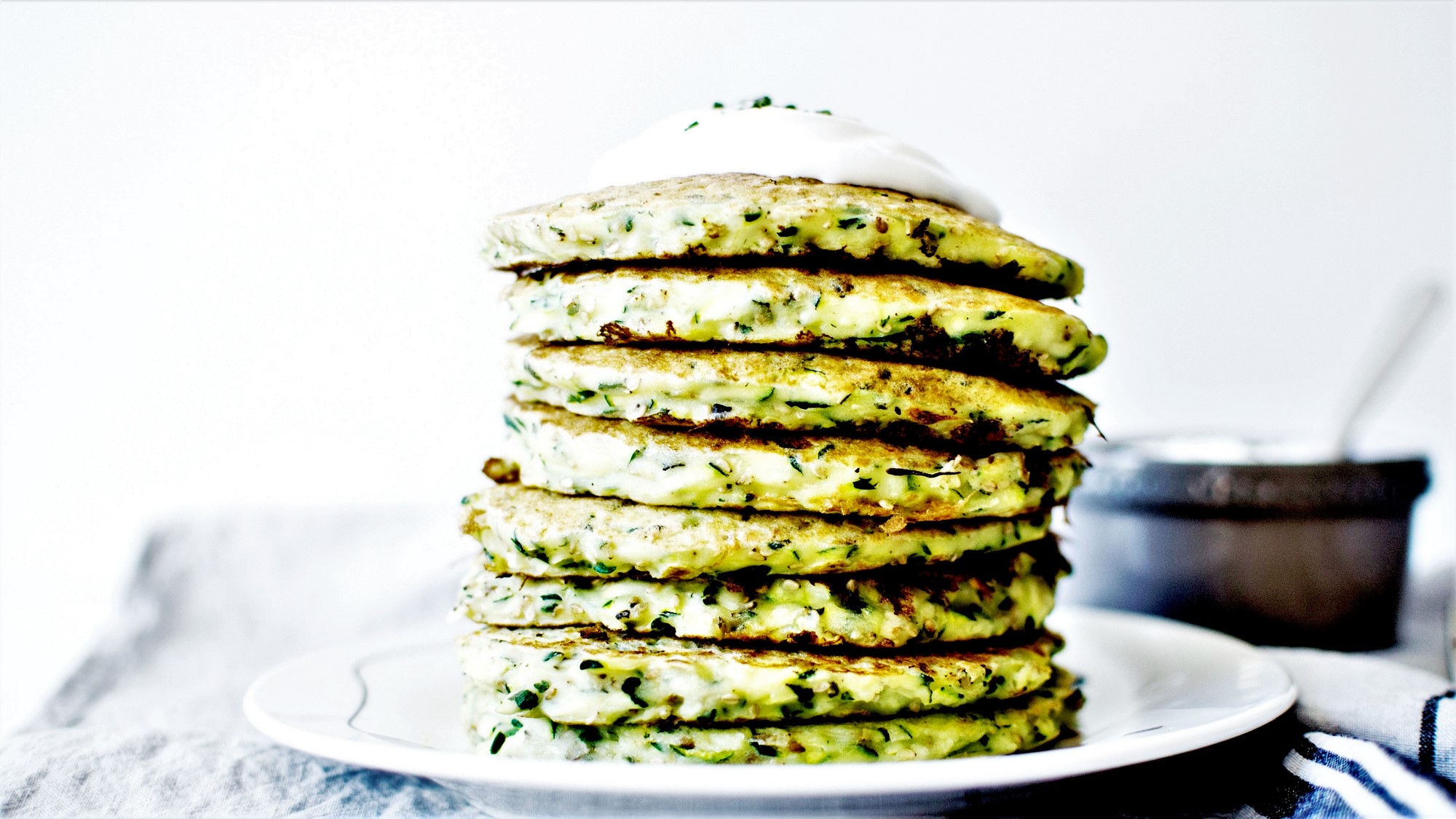 Pancakes de Courgettes au Sésame – Sans gluten – Les Cookines