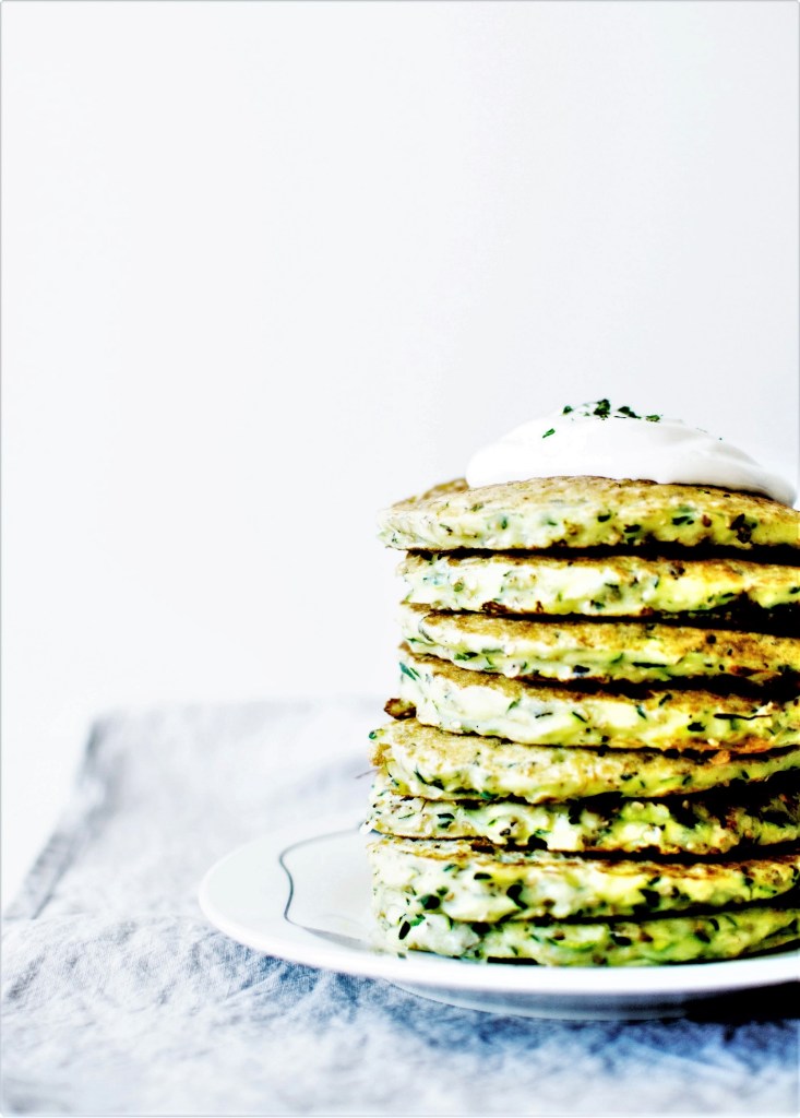 Pancakes de Courgettes au Sésame – Sans gluten – Les Cookines