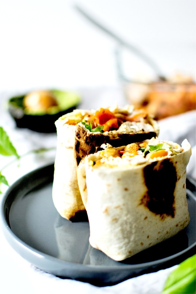 Fresh Burrito – Terriblement bon – Poulet, Patate douce, Avocat & Pois ...