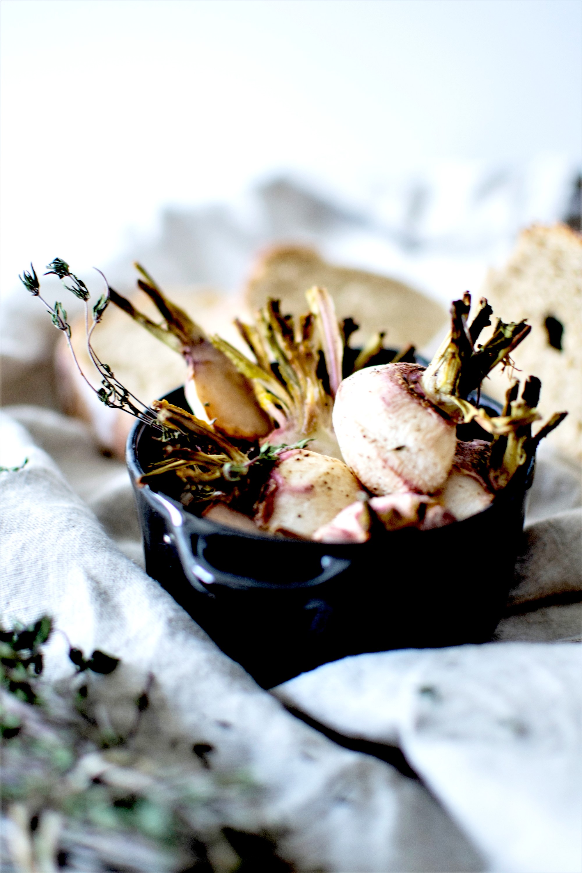 Navets nouveaux rôtis – Au Vinaigre et au Miel – Les Cookines