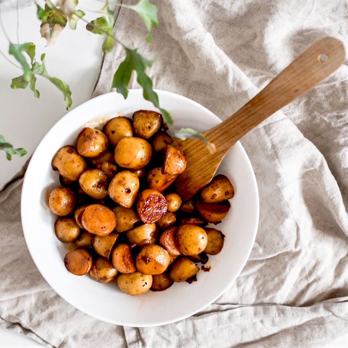 Les meilleures patates sautées – Sauce soja & piment – Les Cookines